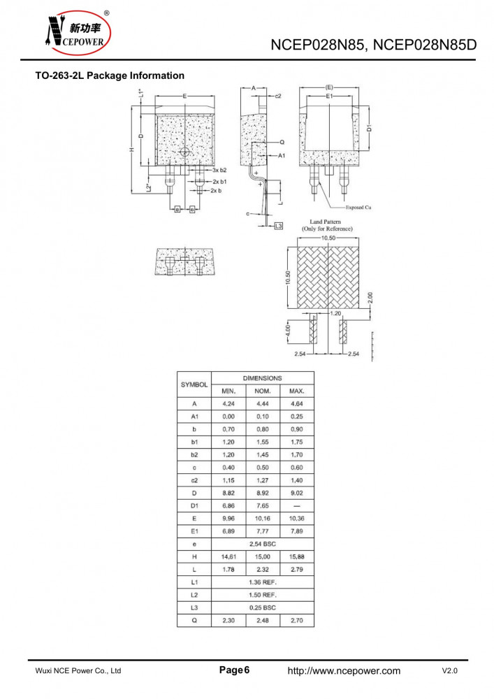 NCEP028N85 datasheet page 6
