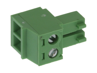 5.00mm Pitch Eurostyle Horizontal Plug, Green Housing, 2 Circuits