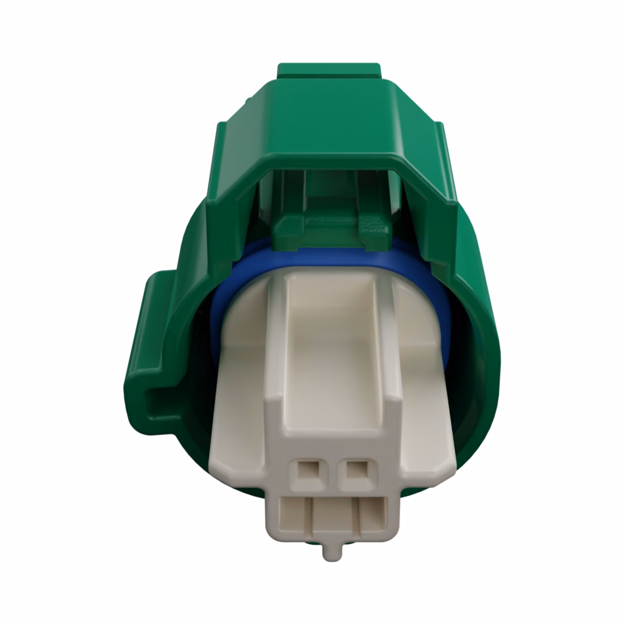 Squba Sealed Receptacle Assembly, 1.80mm Pitch, Single Row, 2 Circuits, Green for sale