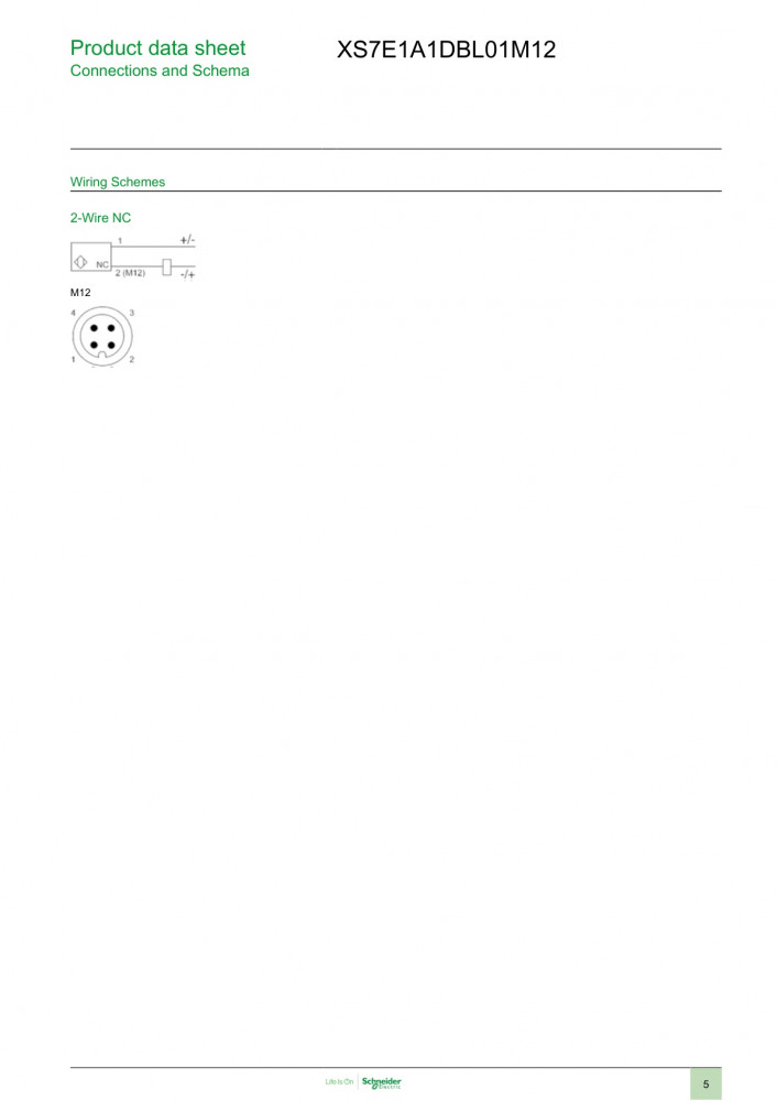 XS7E1A1DBL01M12 technical document page 5