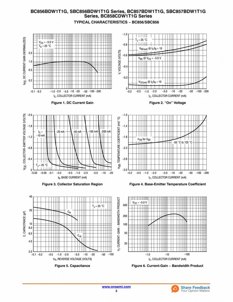 BC857CDW1T1G technical document, page 3