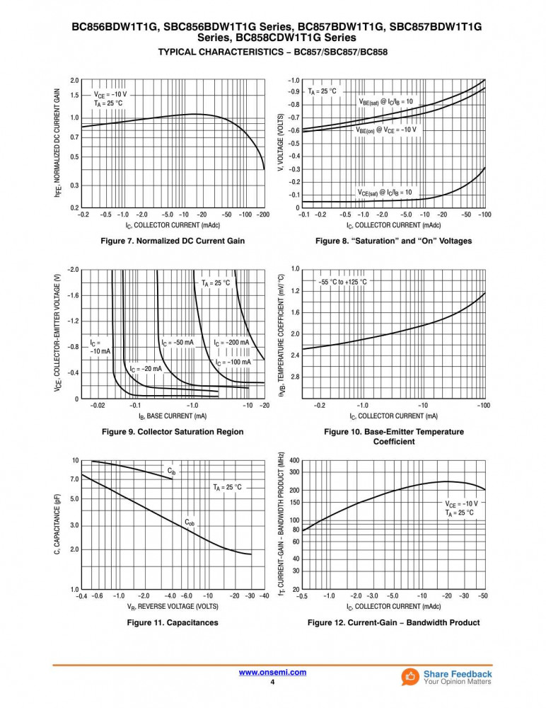BC857CDW1T1G technical document, page 4
