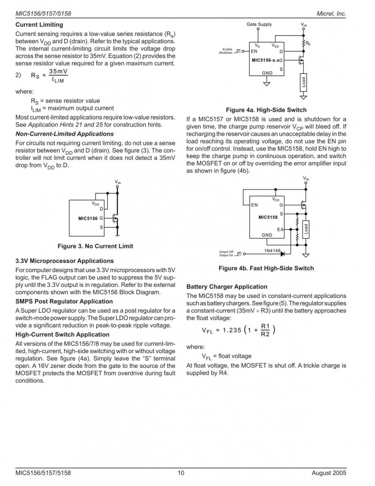 MIC5156 datasheet page 10