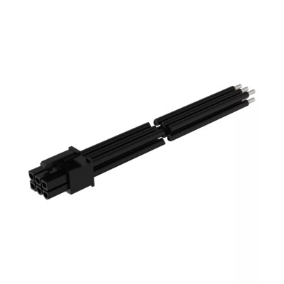 Mini-Fit Versa-to-Pigtail Off-the-Shelf (OTS) Cable Assembly, 4.20mm Pitch, Dual Row, 600.00mm Length, 6 Circuits, Black for sale
