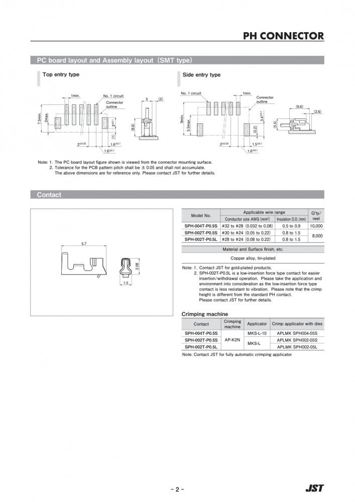 ASPHSPH24K152 technical document page 2