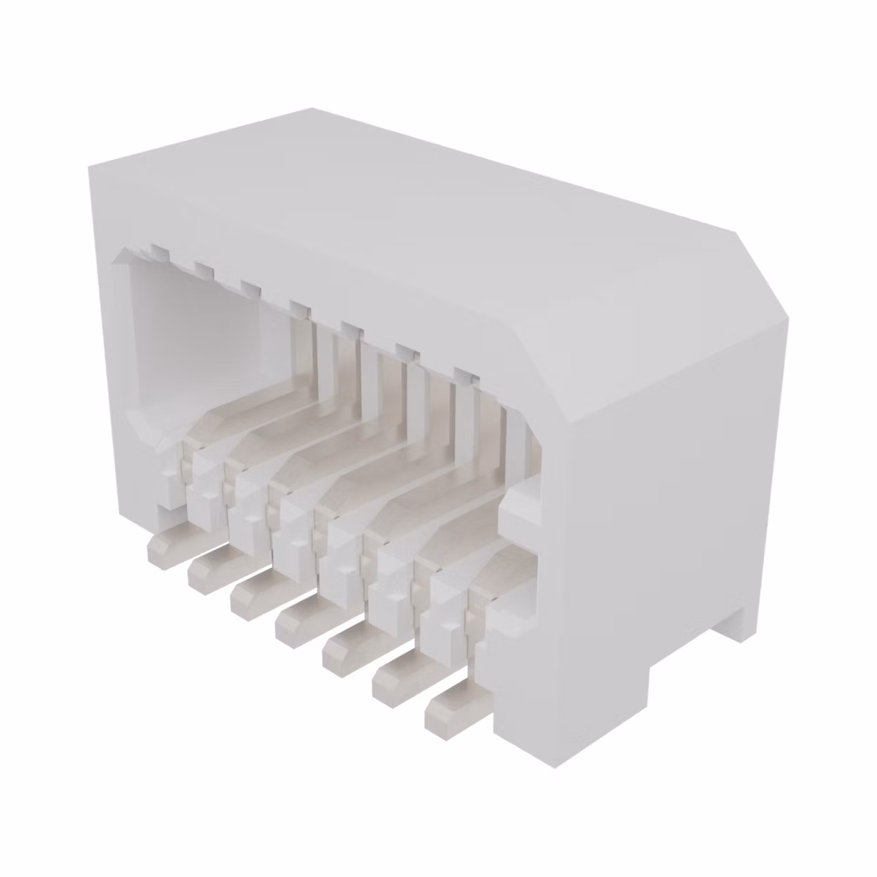 SlimStack Board-to-Board Connector, 0.80mm Pitch, Plug, 5.65mm Mated Height, 14 Circuits, Right-Angle, without Boss for sale