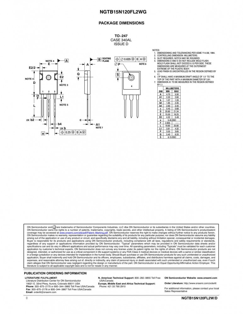 NGTB15N120FL2WG datasheet page 10