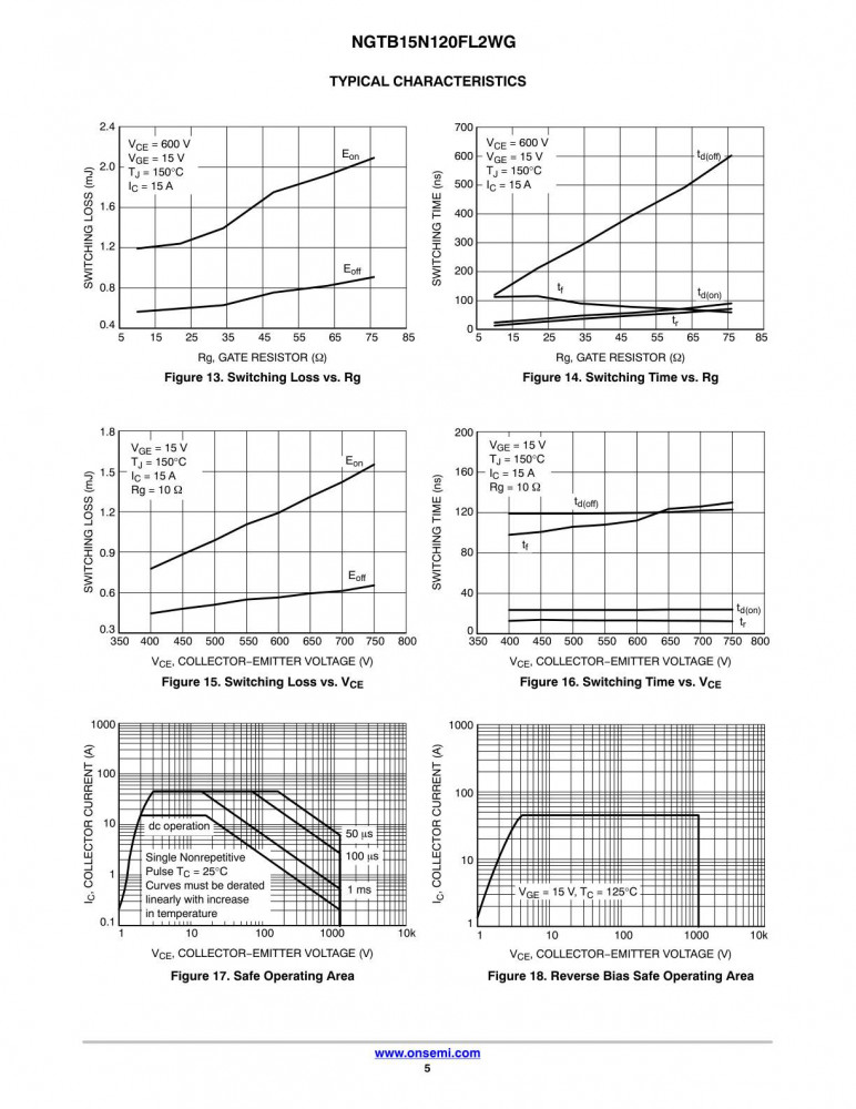NGTB15N120FL2WG datasheet page 5