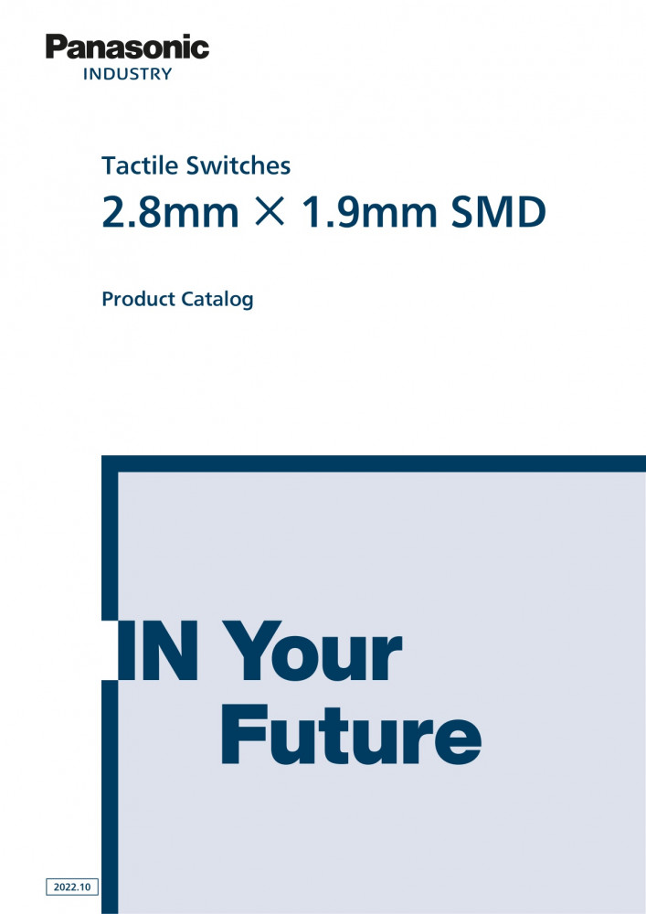 PANASONIC EVPBL catalog page 1
