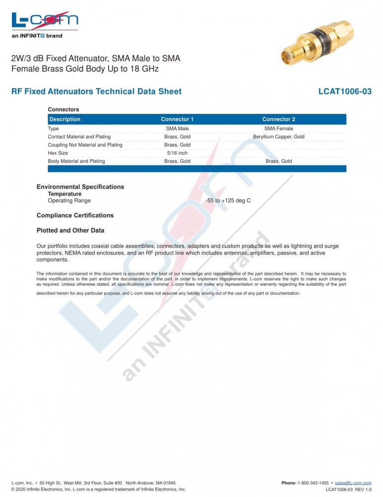LCAT1006-03 datasheet page 2