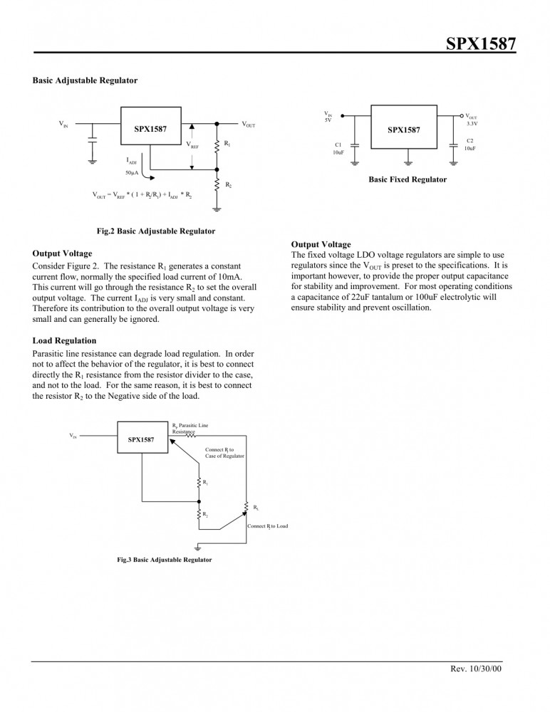 SPX1587 datasheet page 4