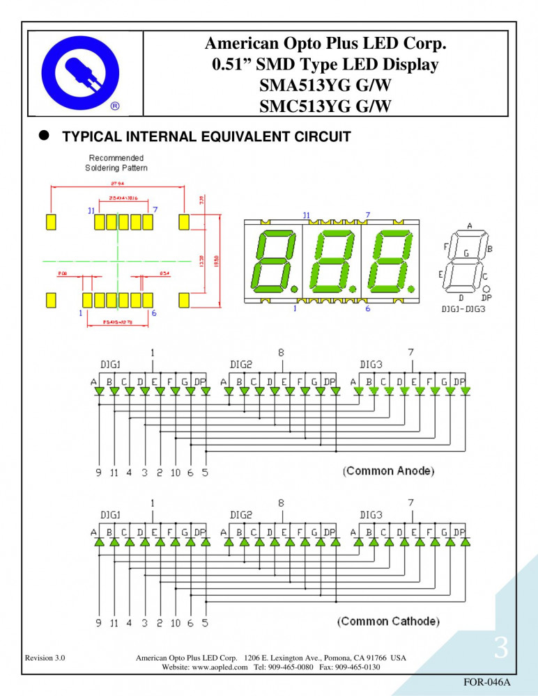 SMA513YG datasheet page 3