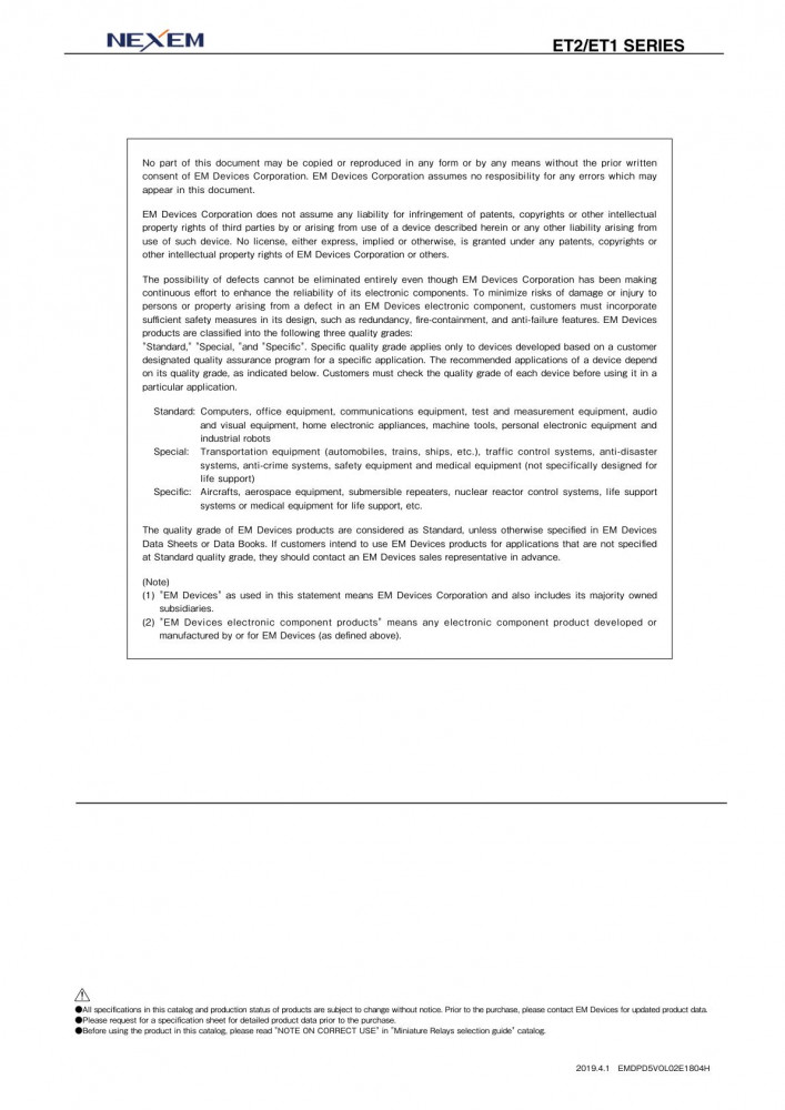 ET2-B3M1S datasheet page 9