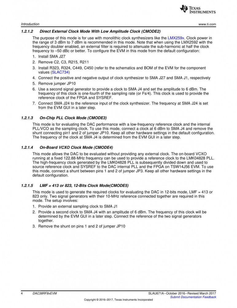 DAC38RF82EVM document preview, page 4
