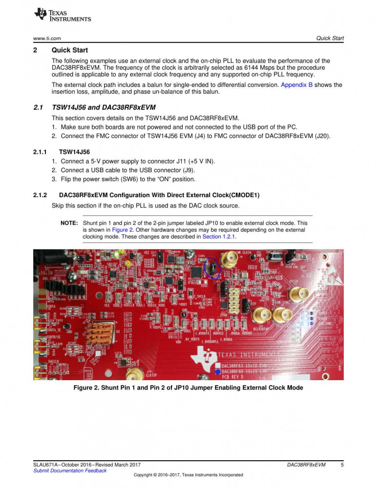 DAC38RF82EVM document preview, page 5