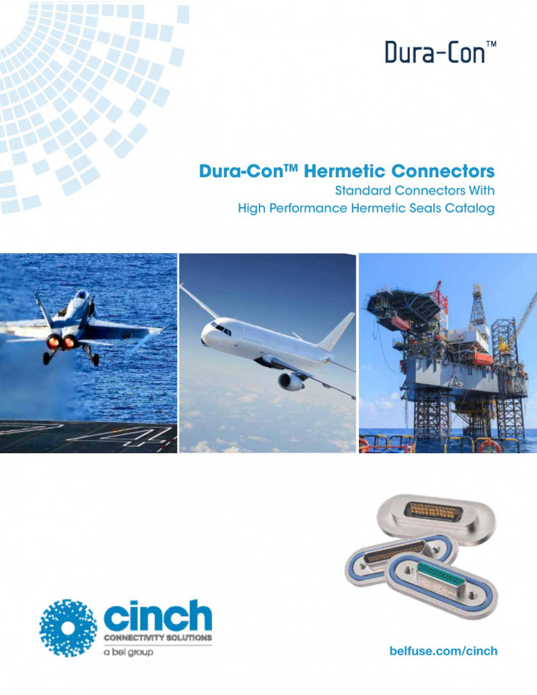 CINCH Dura-Con hermetic connector catalog page 1