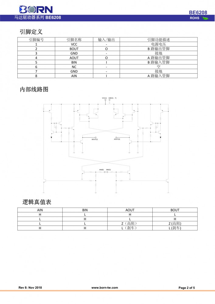 BE6208 datasheet page 2