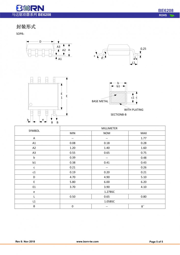 BE6208 datasheet page 5
