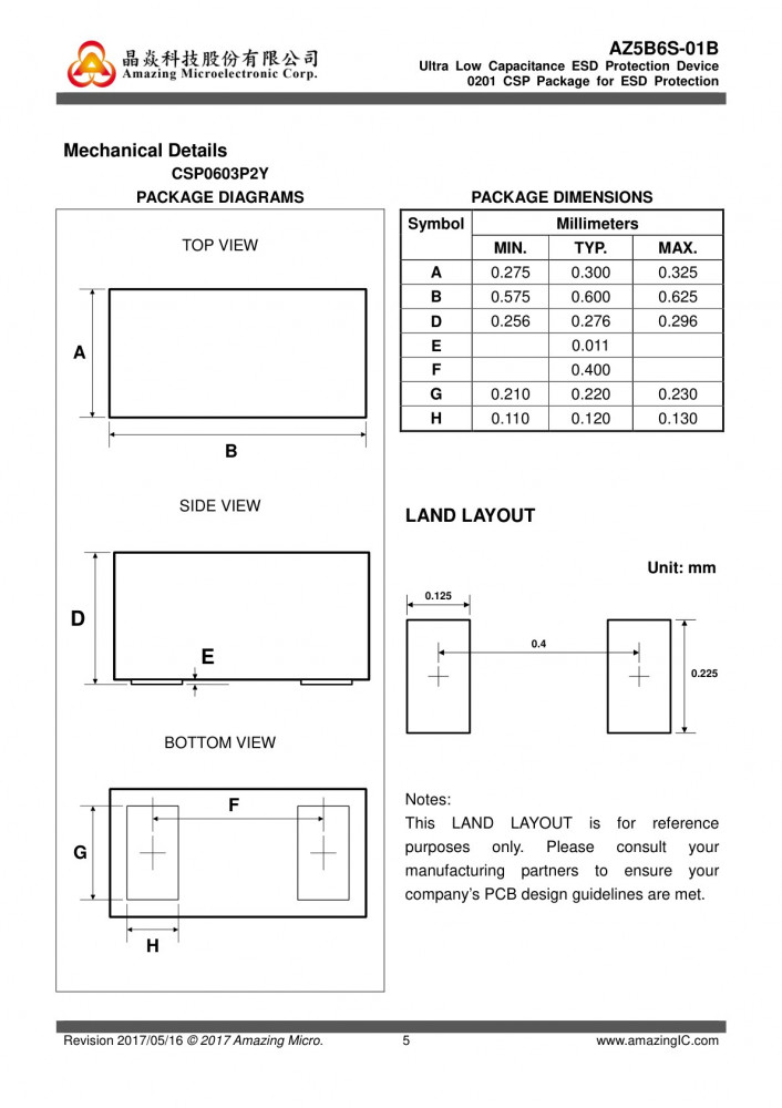 AZ5B6S-01B datasheet page 5