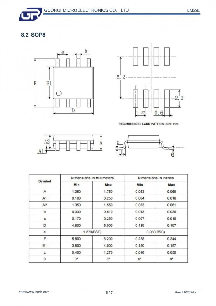 LM293 datasheet page 6