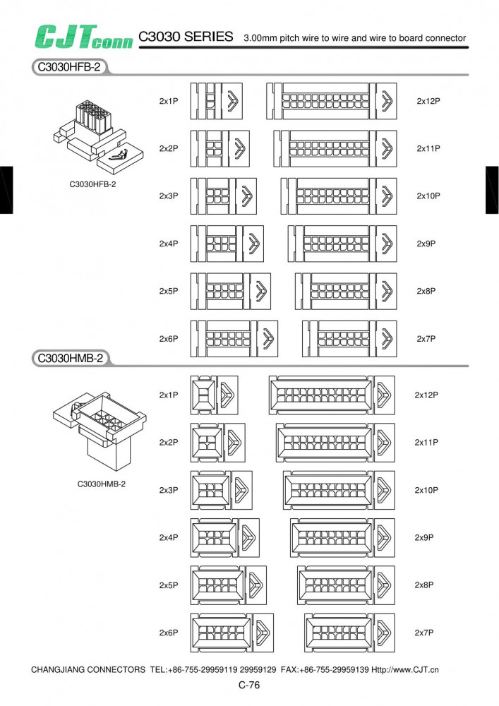 CJT C3030WV-6P documentation page 5