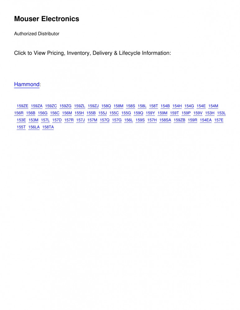 Hammond 153-159 Series documentation page 4