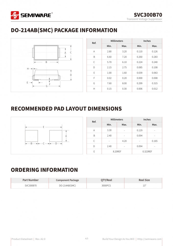 SVC300B70 datasheet page 4
