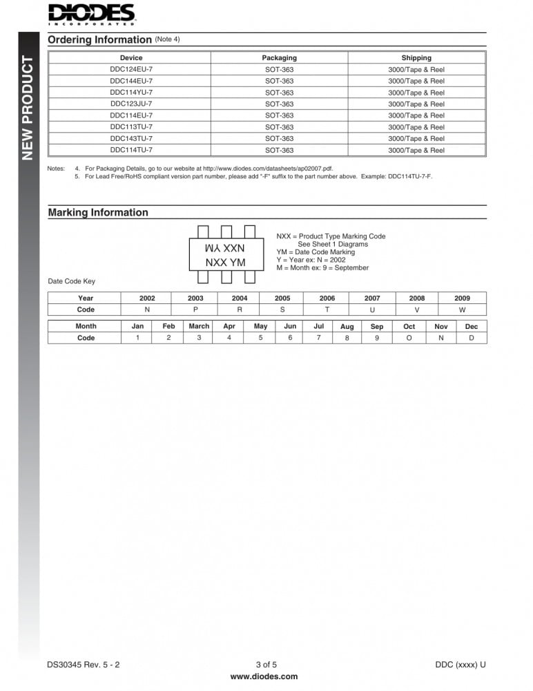 DDC114TU-7 datasheet page 3