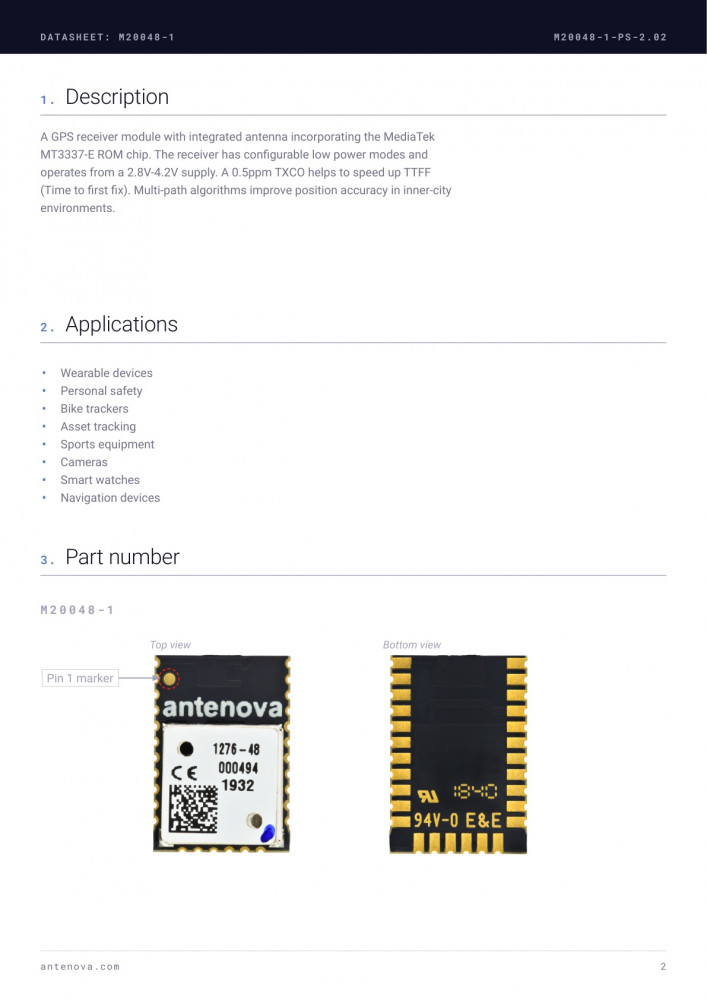 M20048-1 datasheet page 3