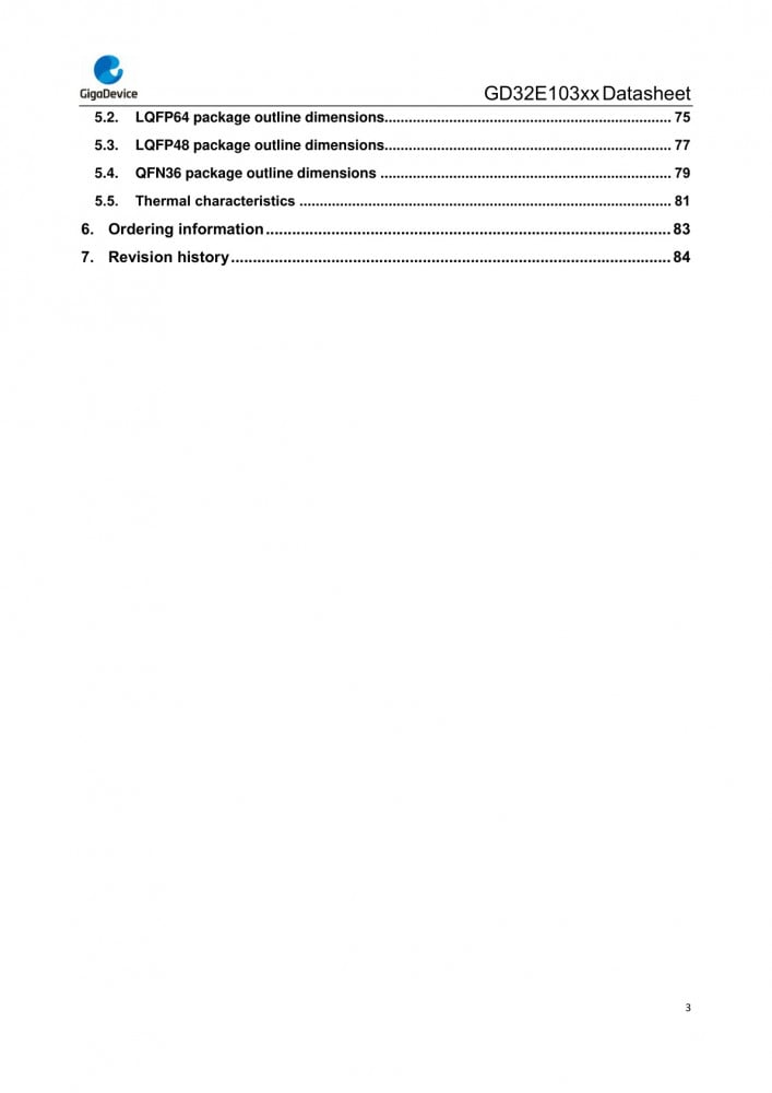 GD32E103TBU6 datasheet page 4