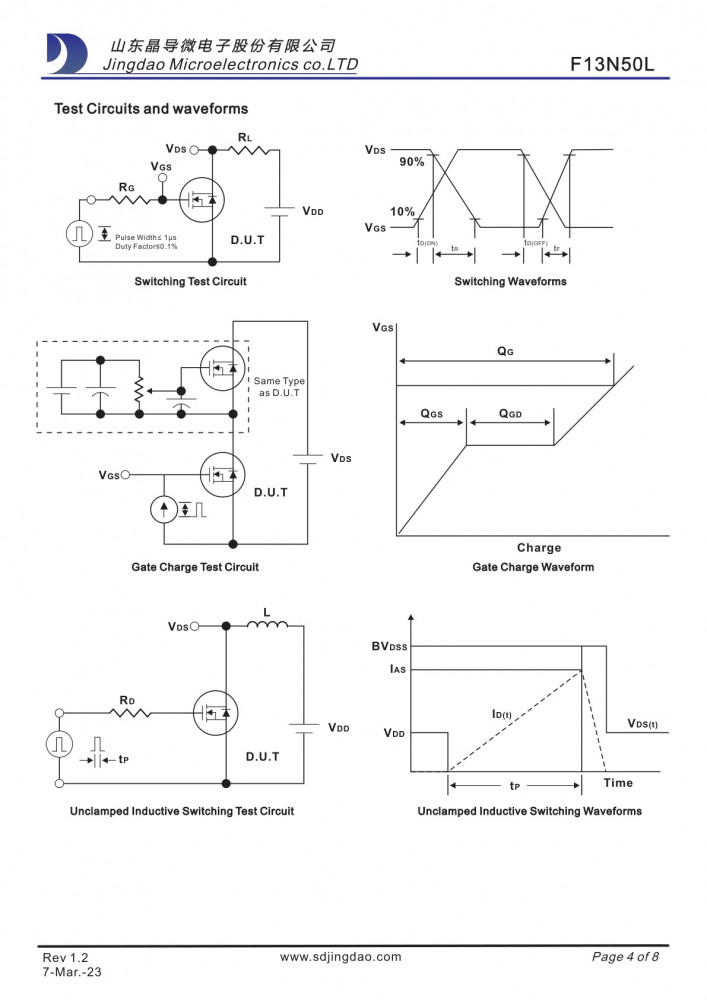 F13N50L datasheet page 4