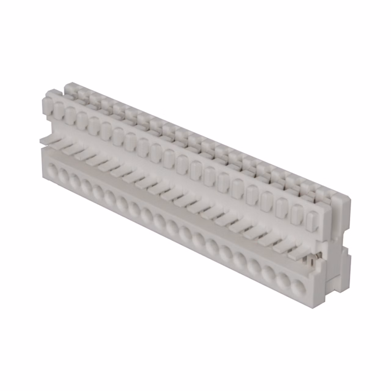 Appli-Mate RAST 2.5 Female Connector, 2.50mm Pitch, 20 Circuits, All Position Keys, Open Endwalls for sale