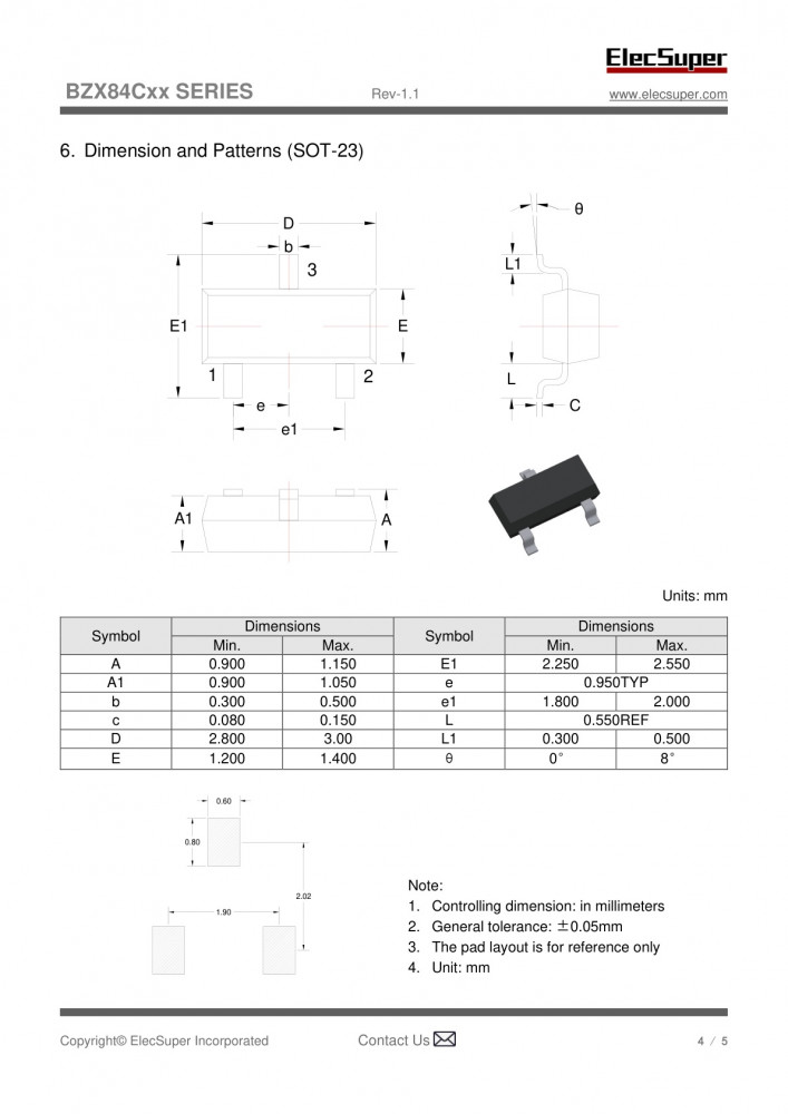 BZX84C5V6 datasheet page 4