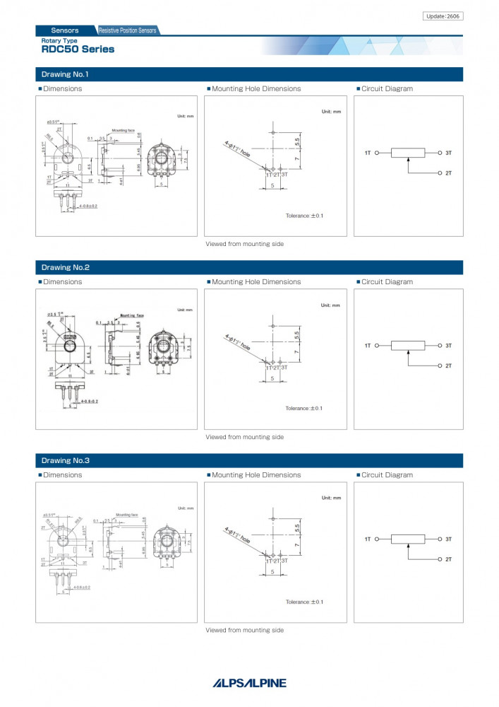 RDC50 Series technical document, page 2