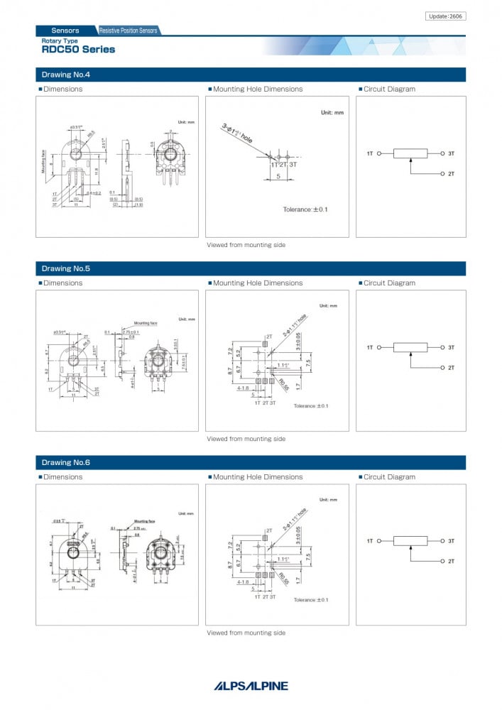 RDC50 Series technical document, page 3