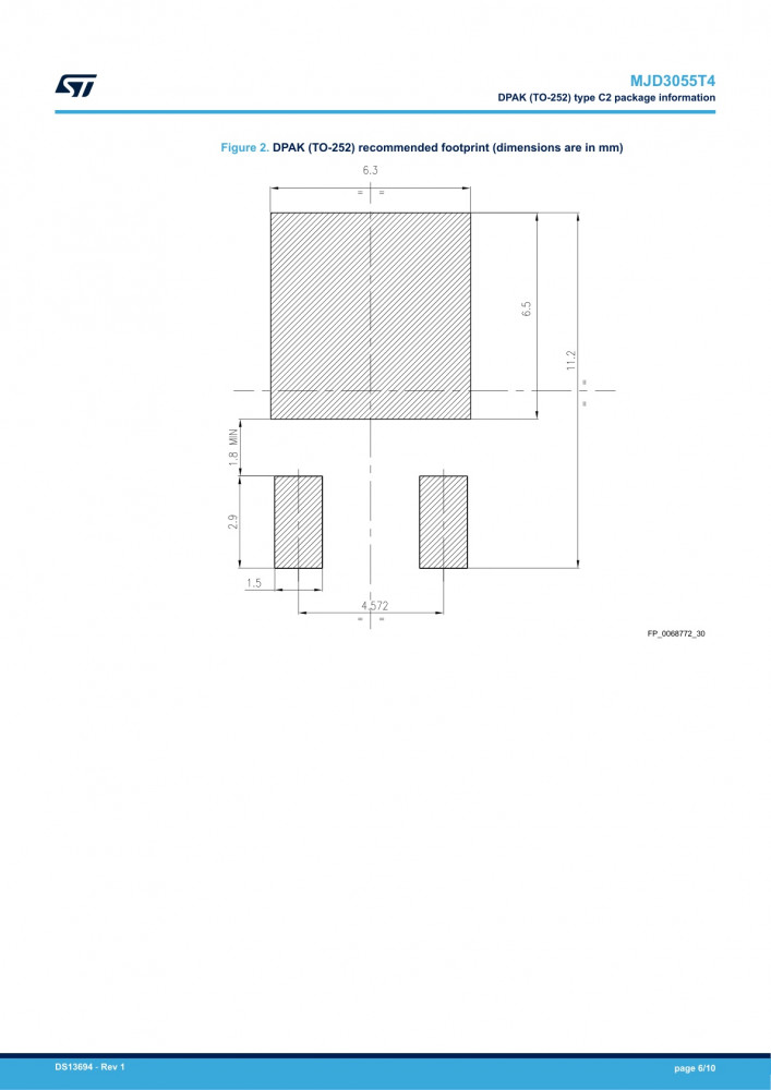 MJD3055T4 datasheet page 6