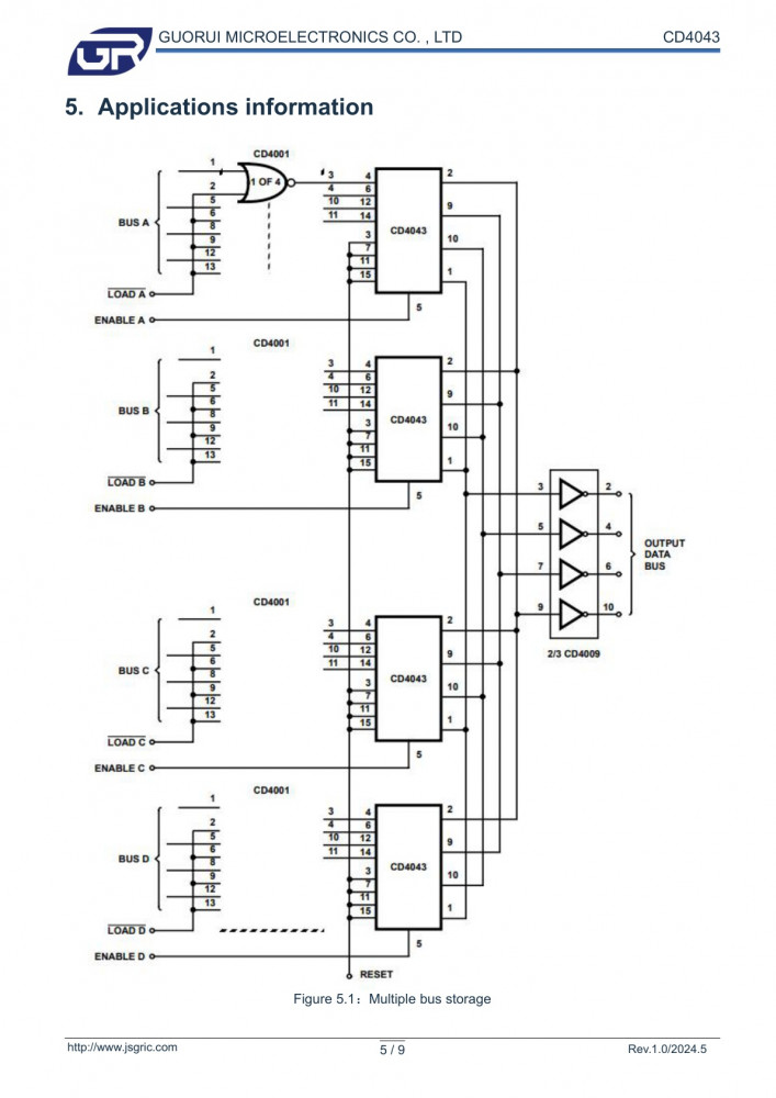 CD4043 datasheet page 5