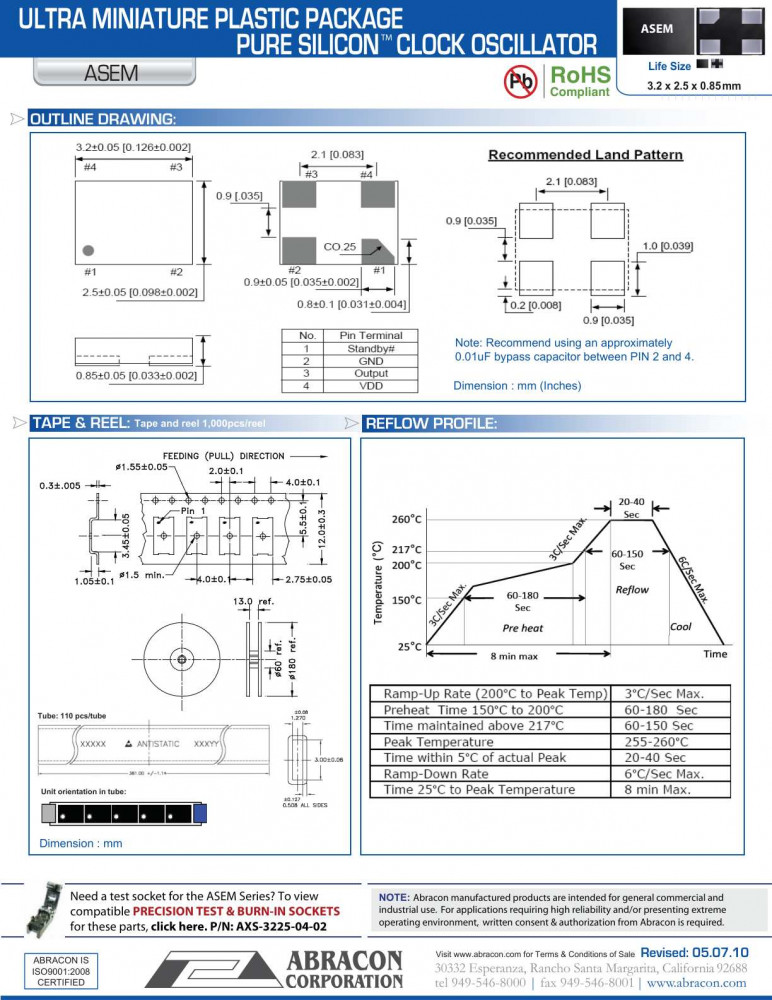 MEMSpeed Pro documentation page 8