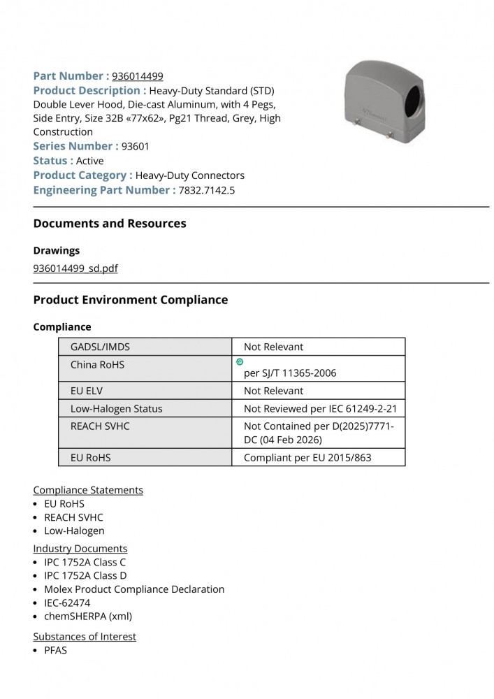 936014499 product drawing page 1