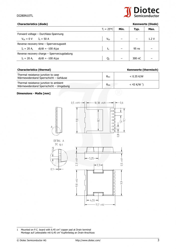 DIOTEC DI280N10TL document page 3