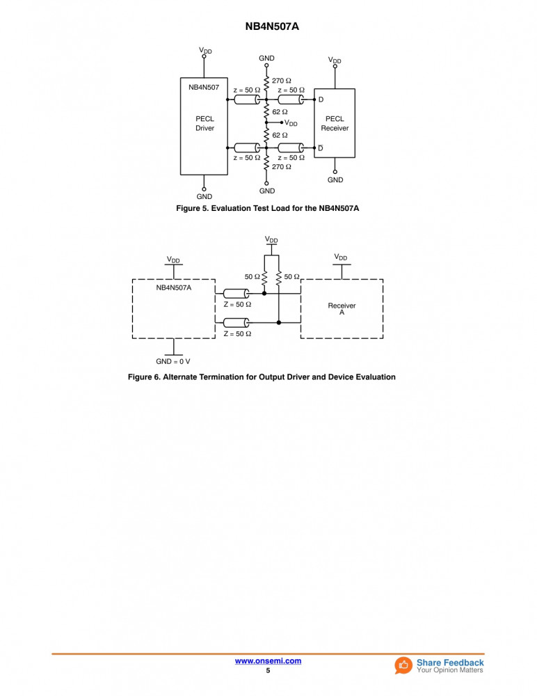 NB4N507A datasheet page 5