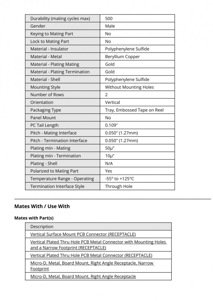 Technical document page 2 for ML-231-009-123-0000