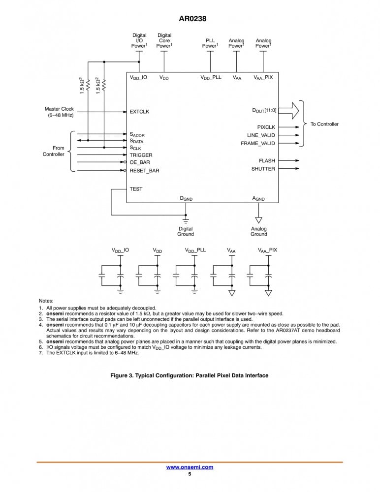 AR0238 technical document page 5
