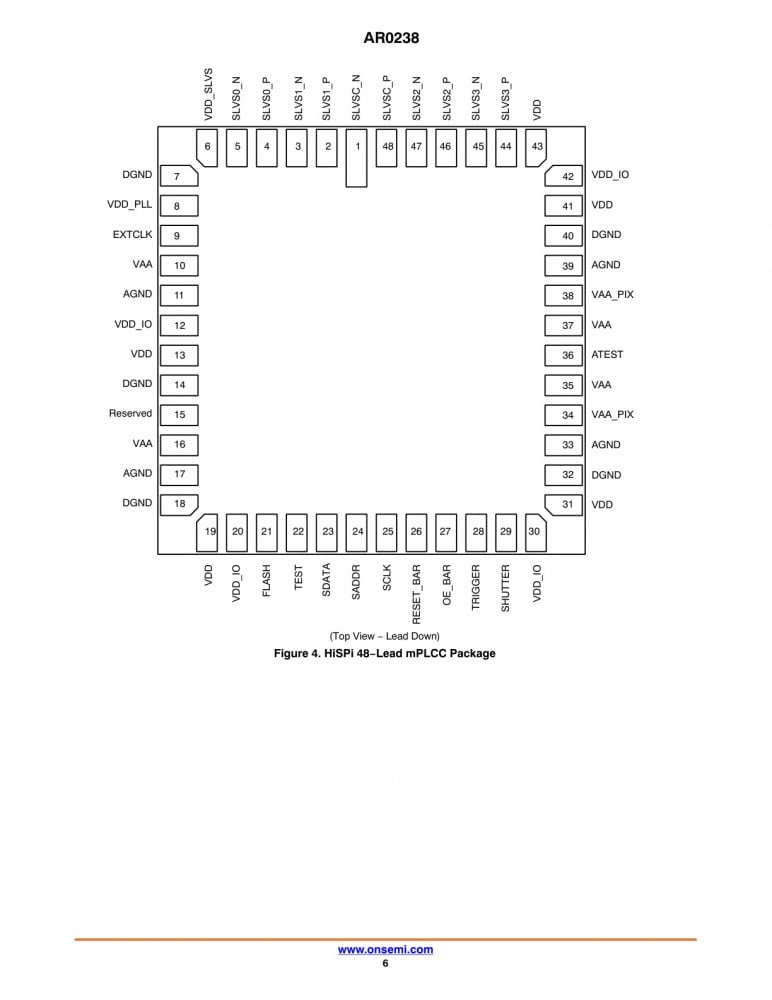 AR0238 technical document page 6