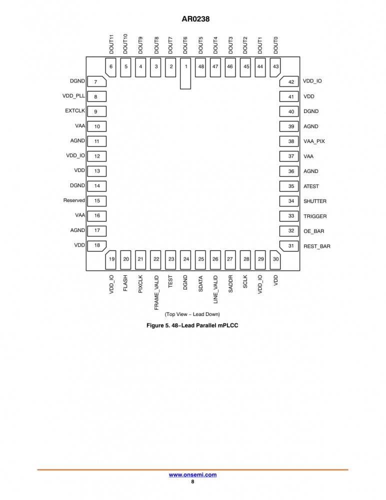 AR0238 technical document page 8