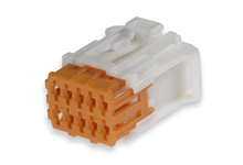 NSCC Unsealed Female Housing, 10 Circuits, Dual Row, White, Version 2 with Ear for sale