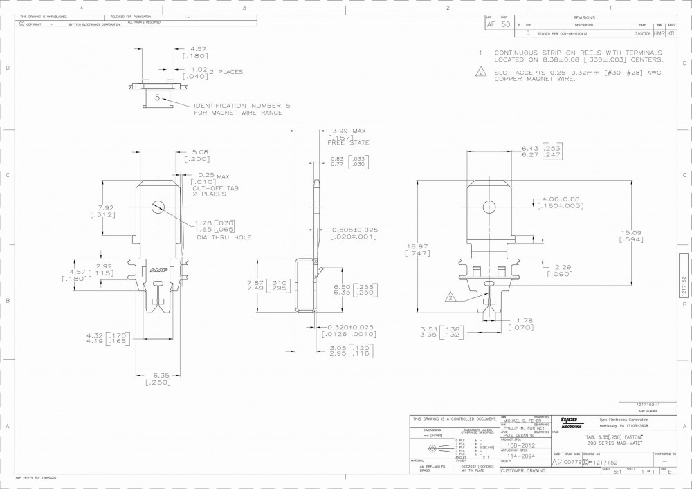 TE Connectivity 1217152-1 product document preview