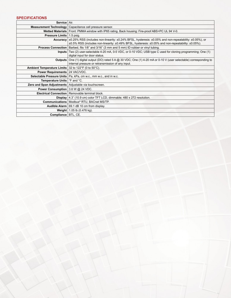 Product document page 2