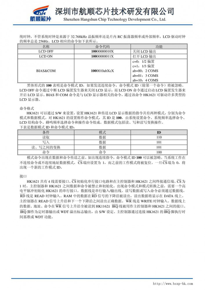 HK1621B datasheet page 5