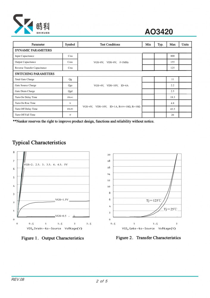SK3420 datasheet page 2
